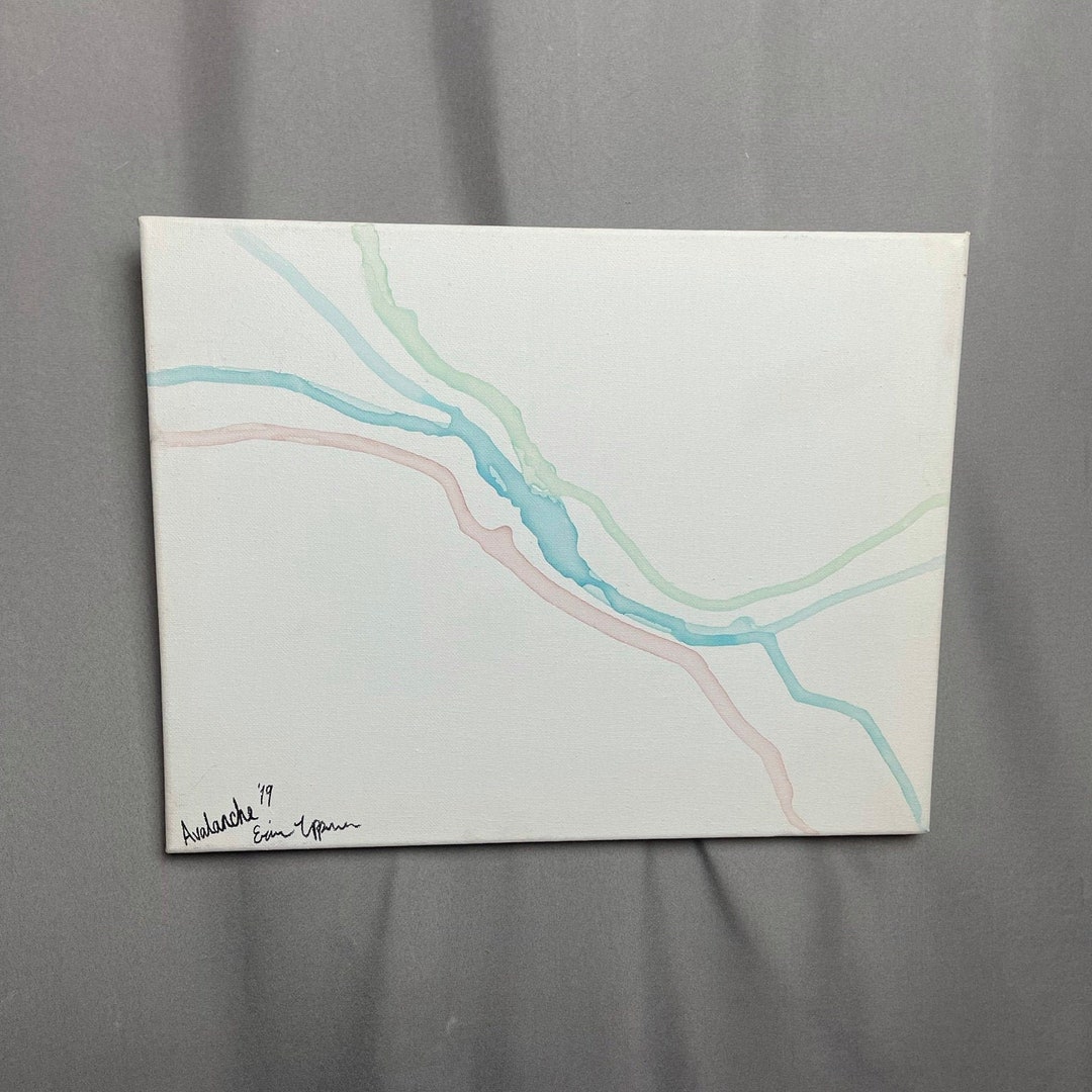 Avalanche, Acrylic Painting, Unframed Canvas - Etsy