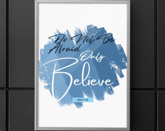 Do Not Be Afraid Wall Art - Etsy