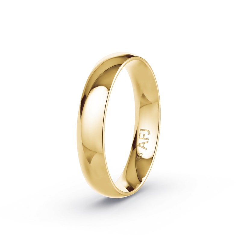 14kt Mens Gold Band - Etsy
