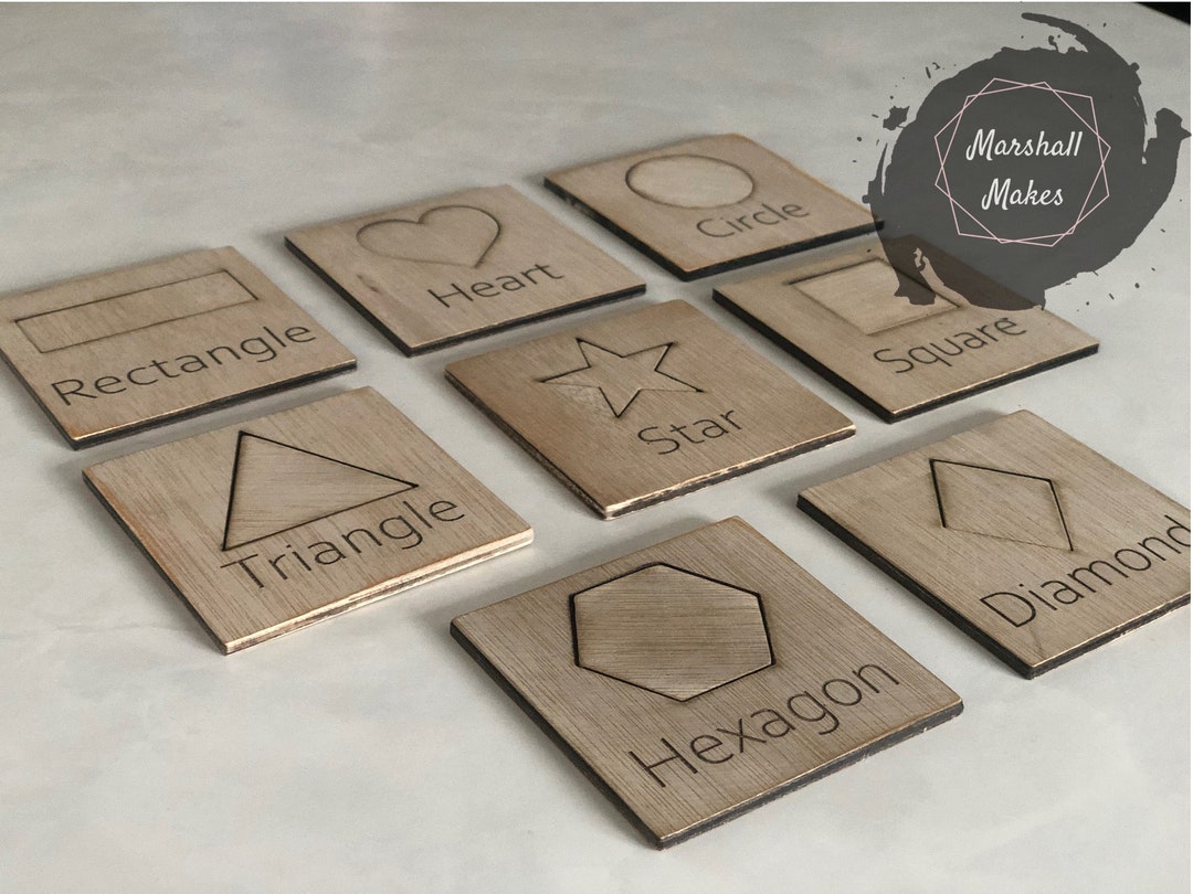 Wooden Flash Cards | Shape Flash Cards | Wooden Toys | Educational Toy ...
