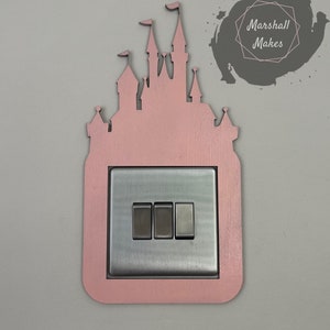 Princess Castle Light Switch Surround, Princess Bedroom Decor, Wall ...
