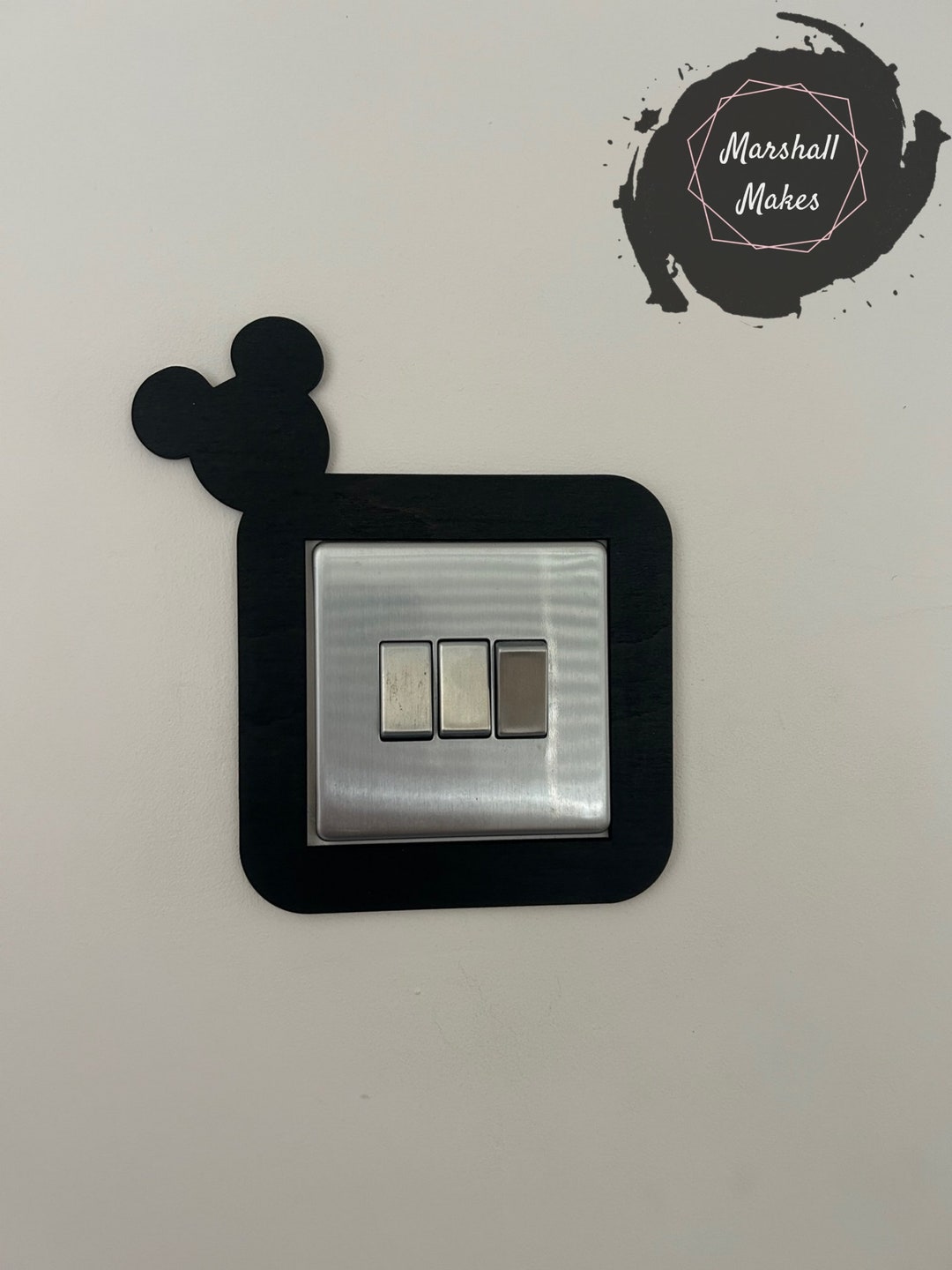 Mickey Mouse Switch Surround, Bedroom Decor, Nursery Decor, Disney ...