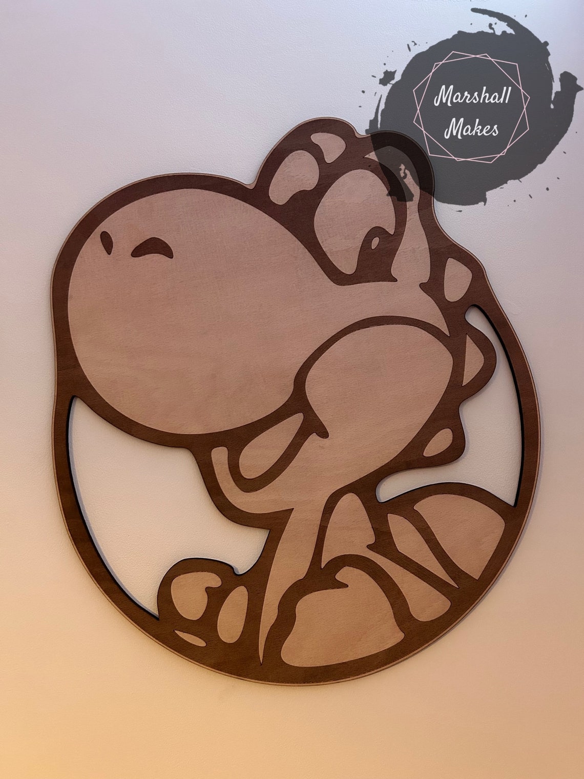 Wooden Super Mario Head, Mario, Luigi, Toad, Yoshi, Gaming Bedroom ...