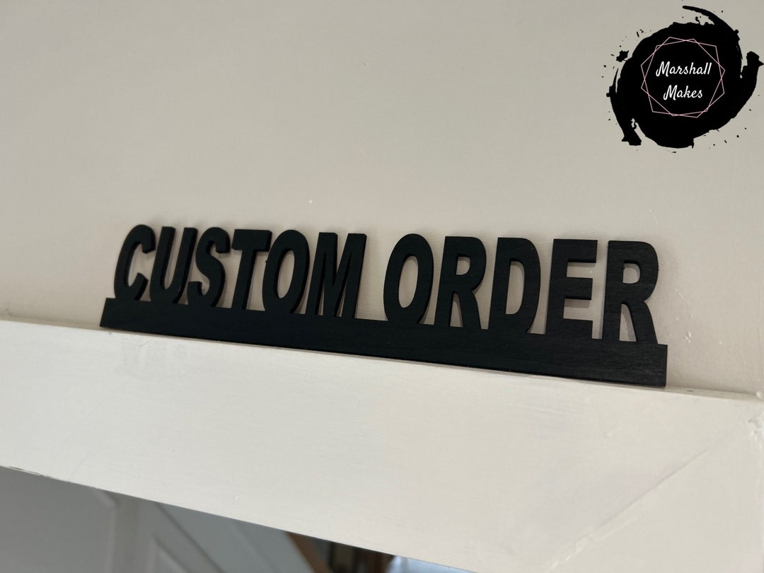 Custom Wooden Door Topper, Mirror Topper - Etsy