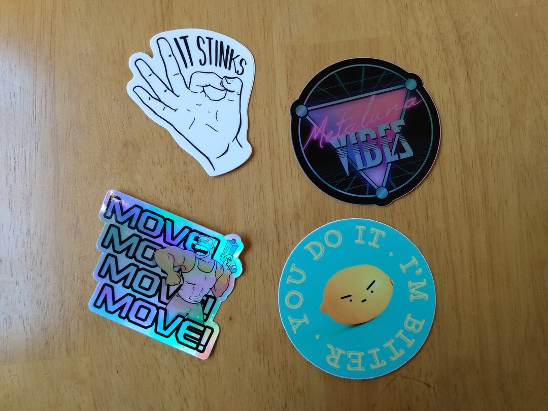 Mst3k Stocking Stuffer Sticker Pack, Holographic Vinyl Funny Stickers ...