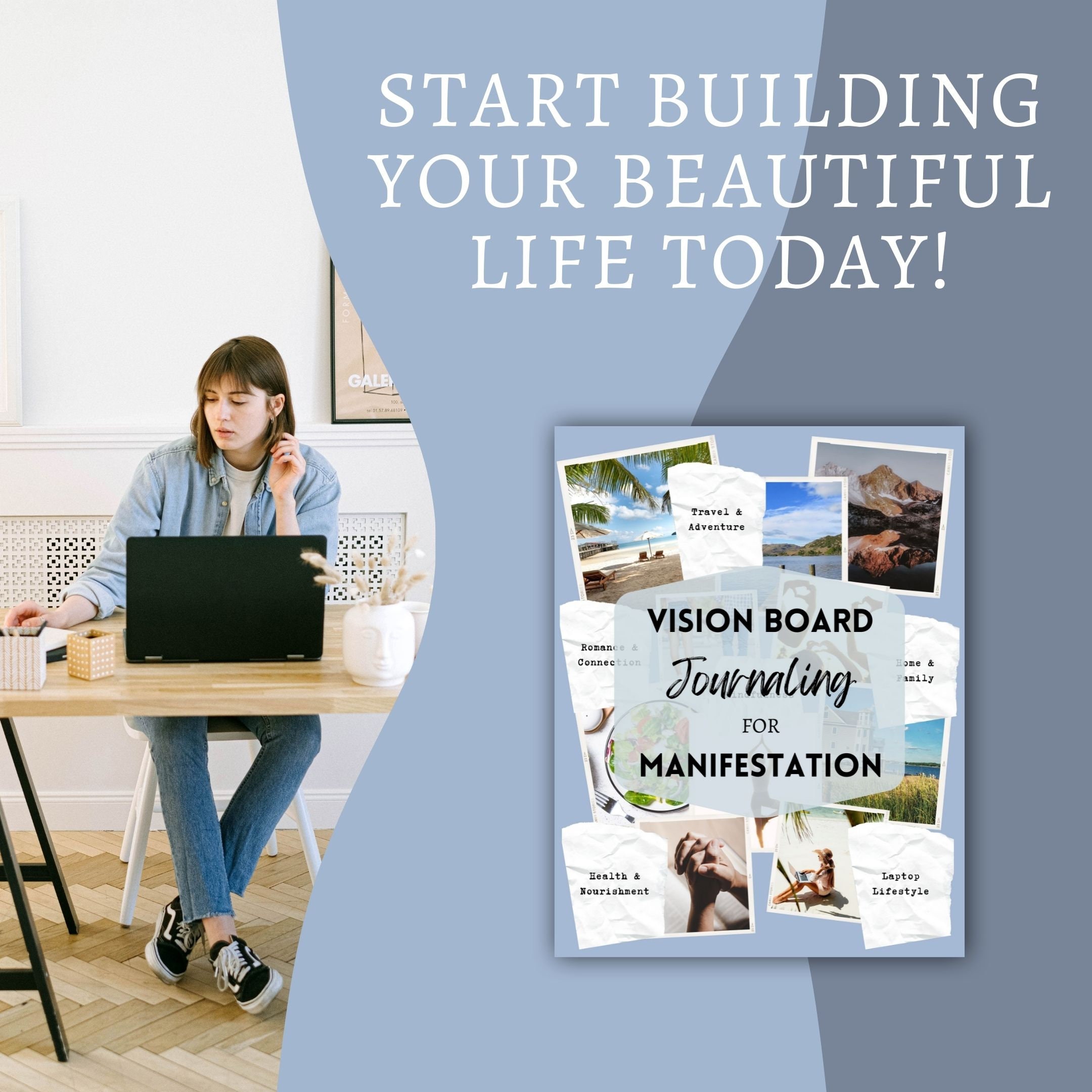 Vision Board Kit, Law of Attraction, Dream Board, Manifestation Course ...