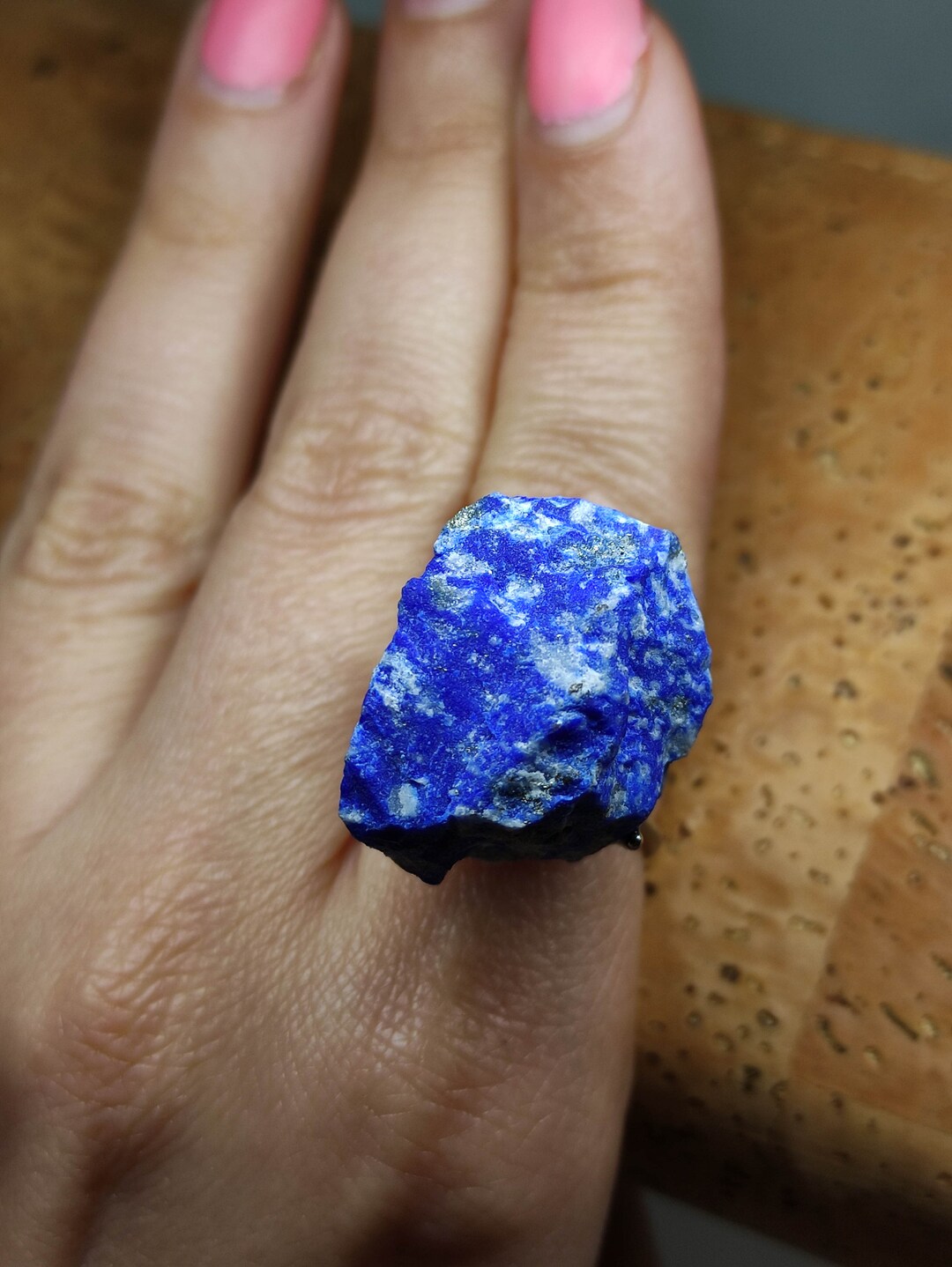 Lapis Lazuli Ring,adjustable Lapis Ring,lapis Lazuli Ring Raw,natural Lapis Lazuli Ring,blue ...