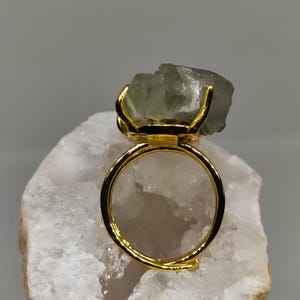 Ghost Quartz Ring, Phantom Quartz Ring,garden Quartz Ring,large Quartz ...