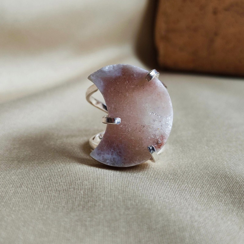 Pink Stone Ring - Etsy