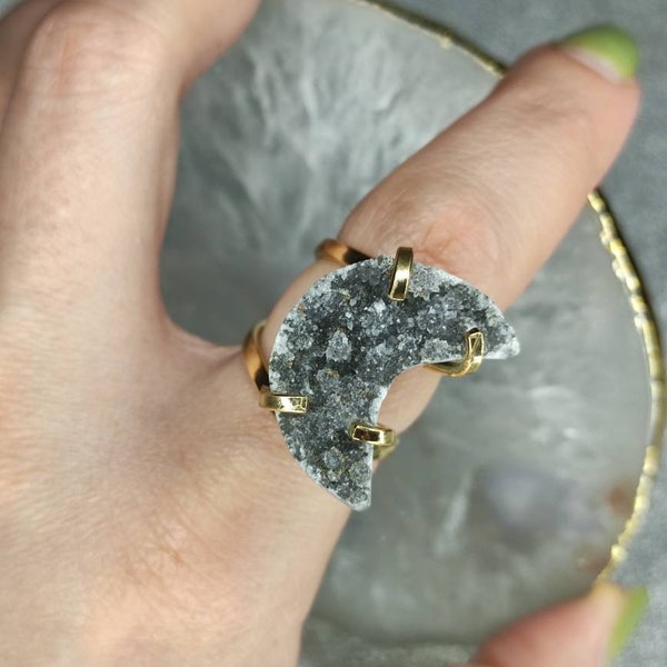 Druzy Ring - Etsy