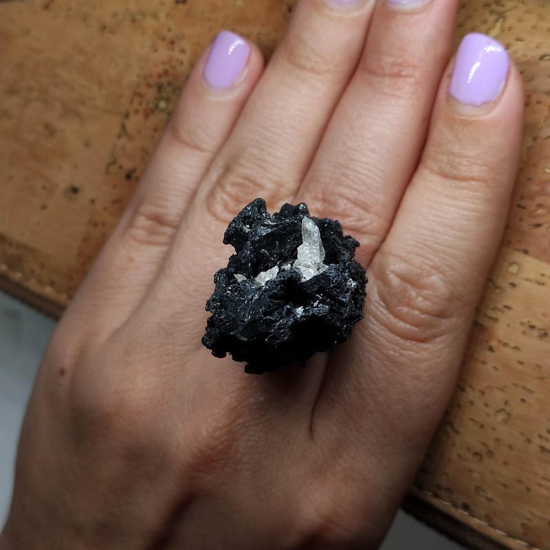 Raw Crystal Ring - Etsy