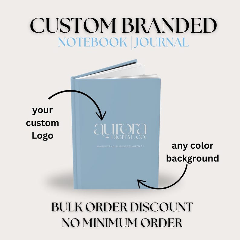 Bulk Journals Matte, Custom Logo Notebook, Quote Journal Cover ...