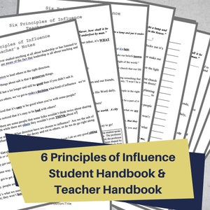6 Principles of Influence | Digital Workshop Lessons for Pastors ...