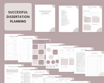 Printable Planner Pages - Etsy