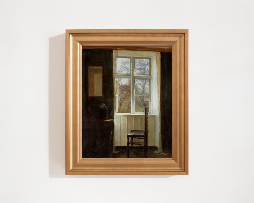Open Window #194, Vintage Art Prints Framed, Small & Large Gold Framed ...