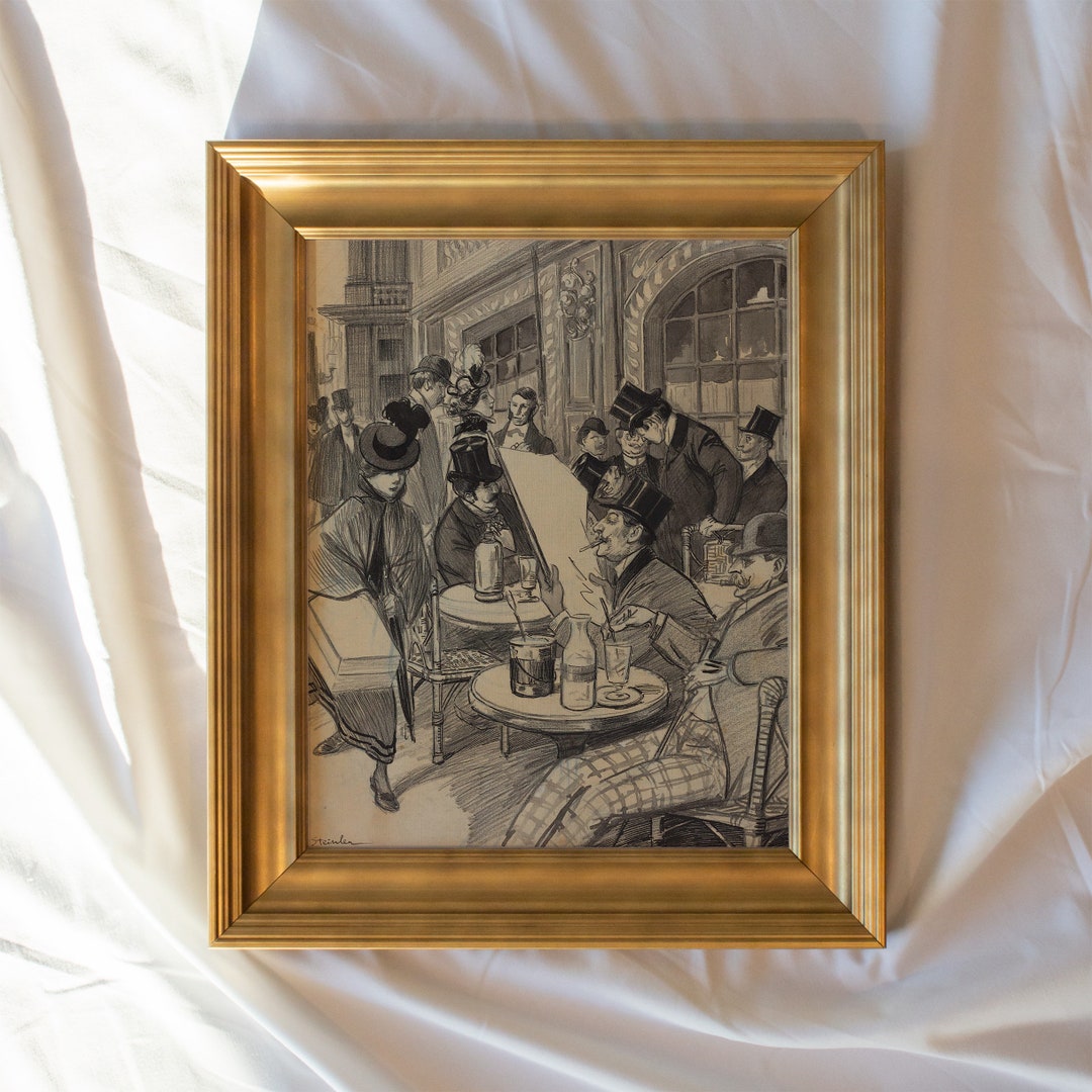 Vintage Study Sketches, Vintage Art Prints Framed, Antique Replica ...