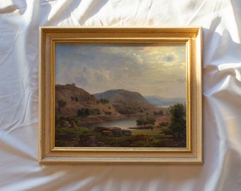 FRAMED. California Ranch. Oil Painting Landscape Framed. - Etsy