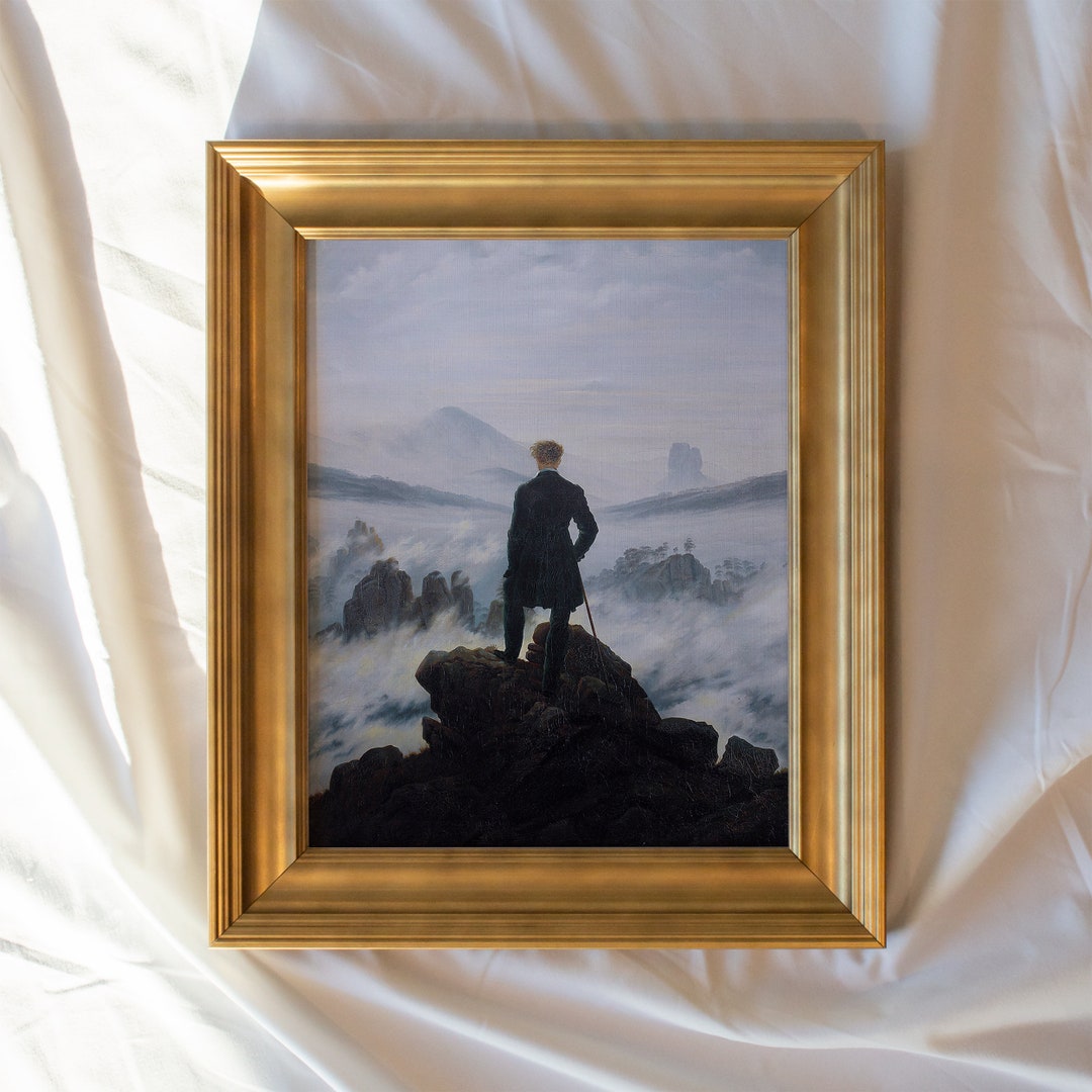 Wanderer Above the Fog 229 Vintage Framed Wall Art Paintings Antique ...