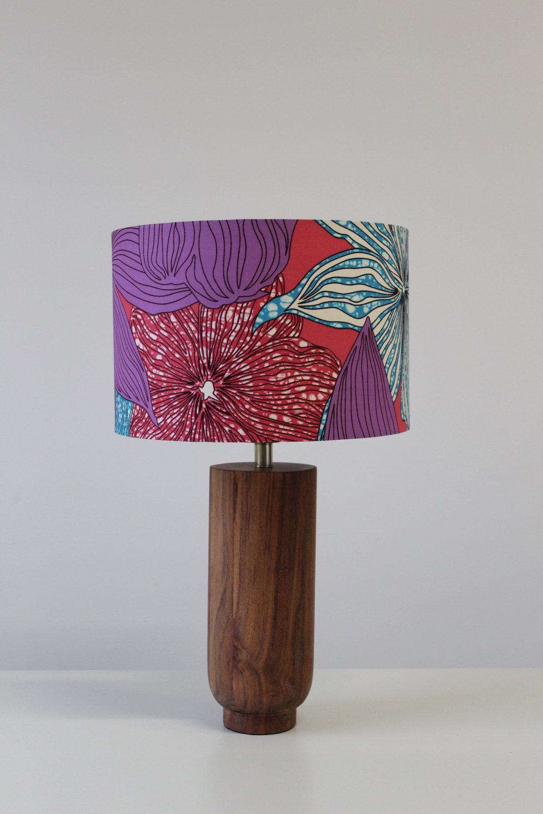 African Wax Print Lampshade | African Pattern, Statement Lighting ...