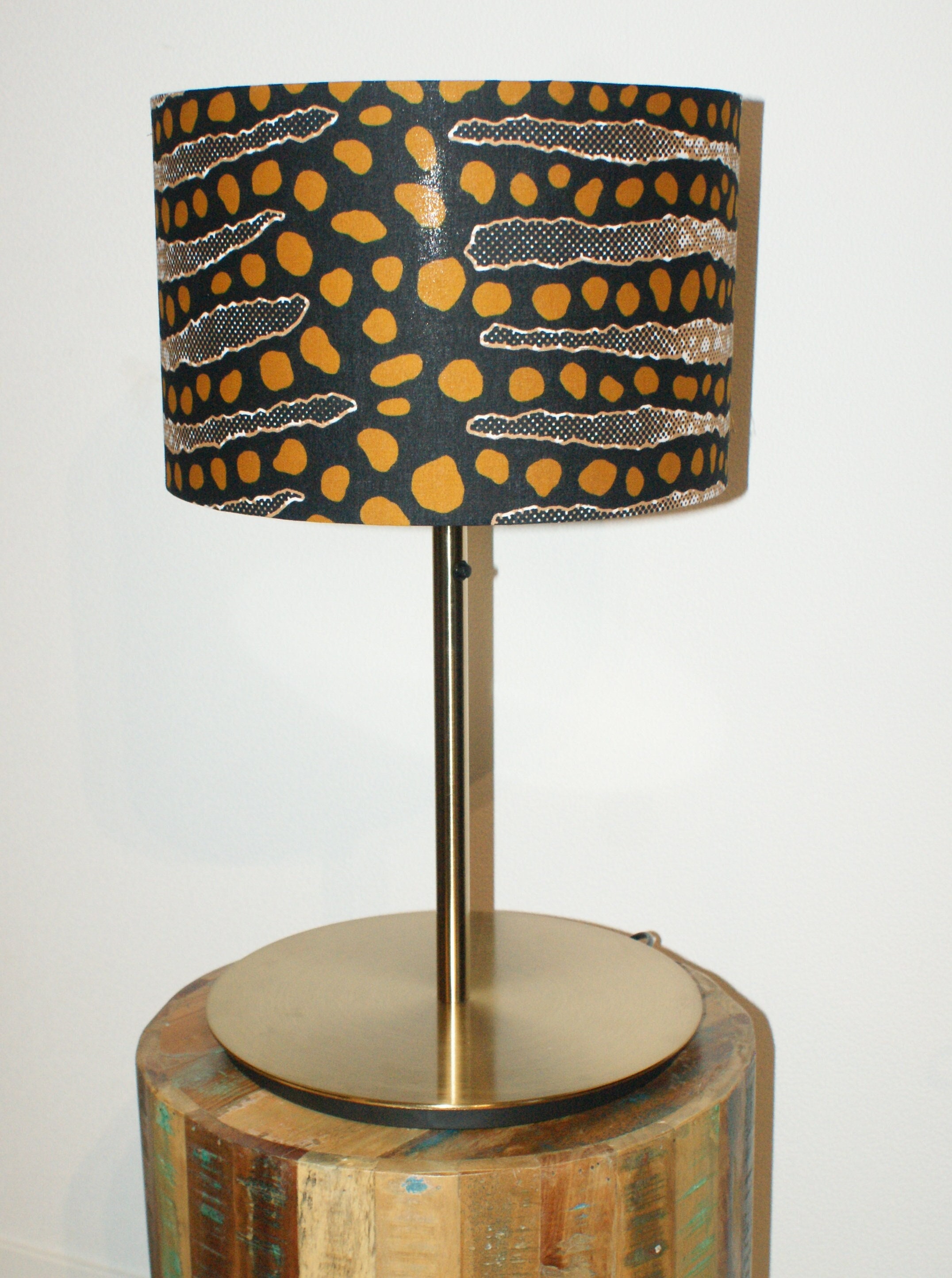 Lampshade | African Print | Statement Lamp | Drum | Decor | Table Lamp ...