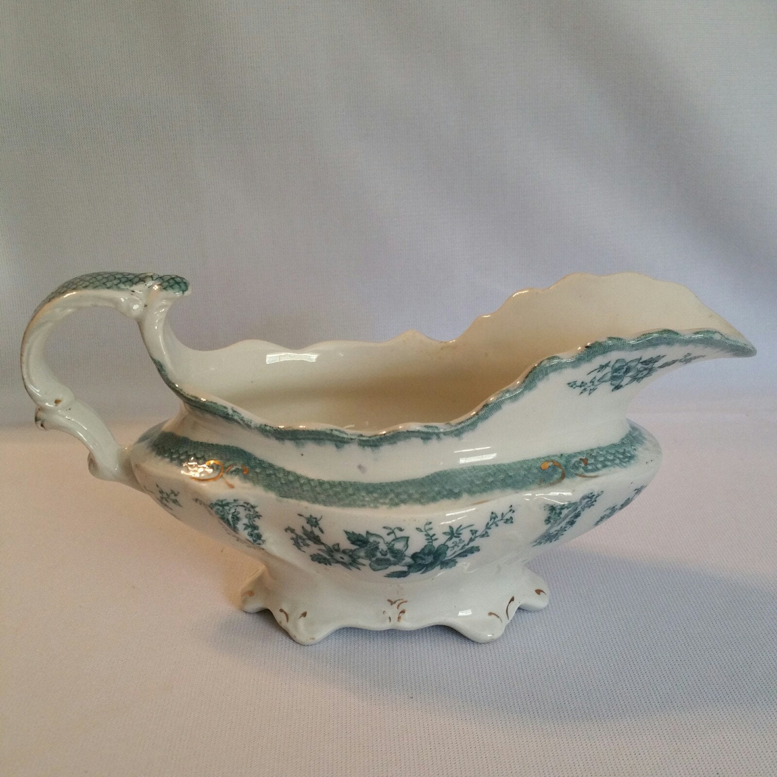 W.H. Grindley & Company England Brussels Pattern Gravy Bowl C1891 - Etsy