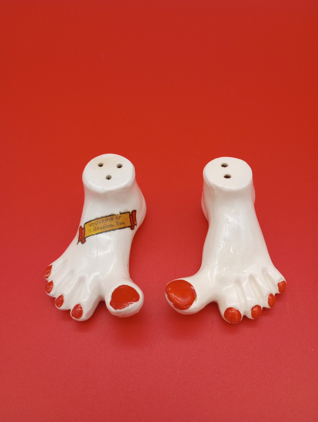 Set of Feet Salt and Pepper Shakers 1960's - Etsy