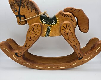 Vintage, Handmade, Hand-painted, Rustic, Miniature Appaloosa Wooden ...