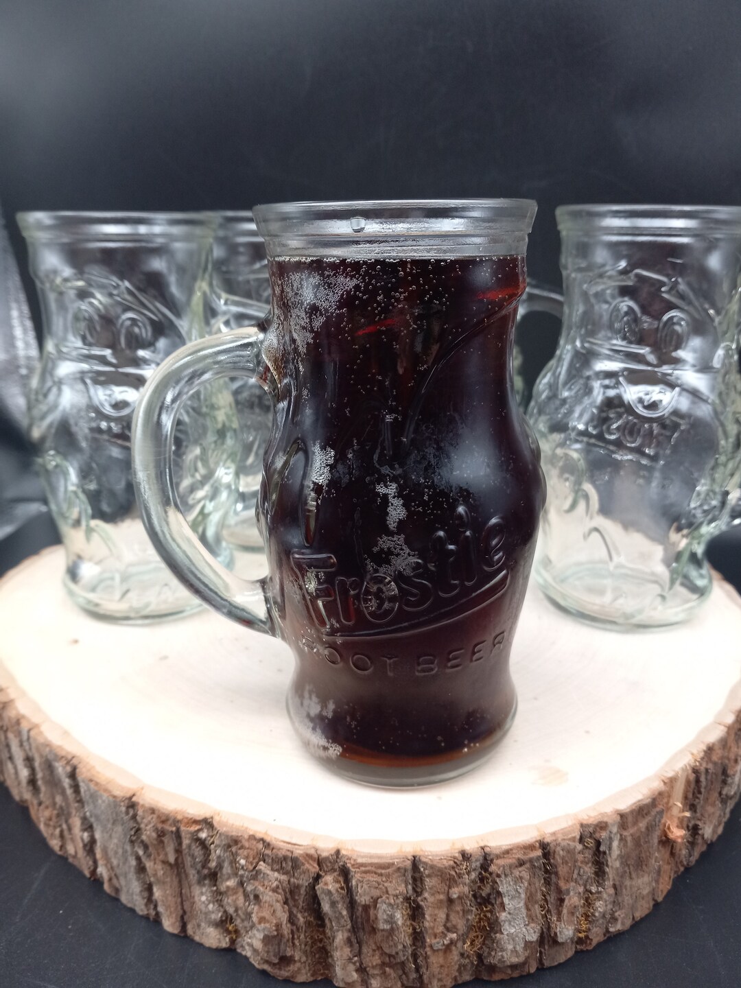 Clear Frostie Root Beer Glasses/mugs, Set of 5, 1960s - Etsy