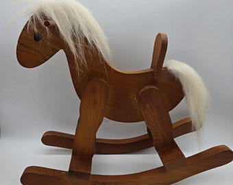 Beautiful Handmade Wooden Rocking Horse. for More Info and Photos Go to ...