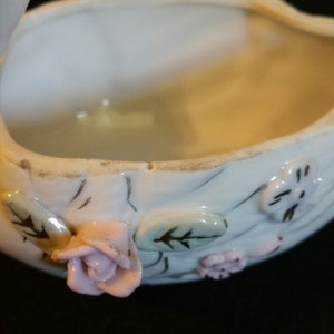 Vintage Porcelain Swan Trinket Box | Etsy