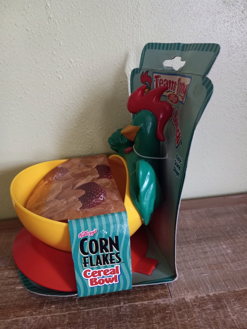 Kelloggs Team Tony Corn Flakes Cereal Bowl, 2001 - Etsy