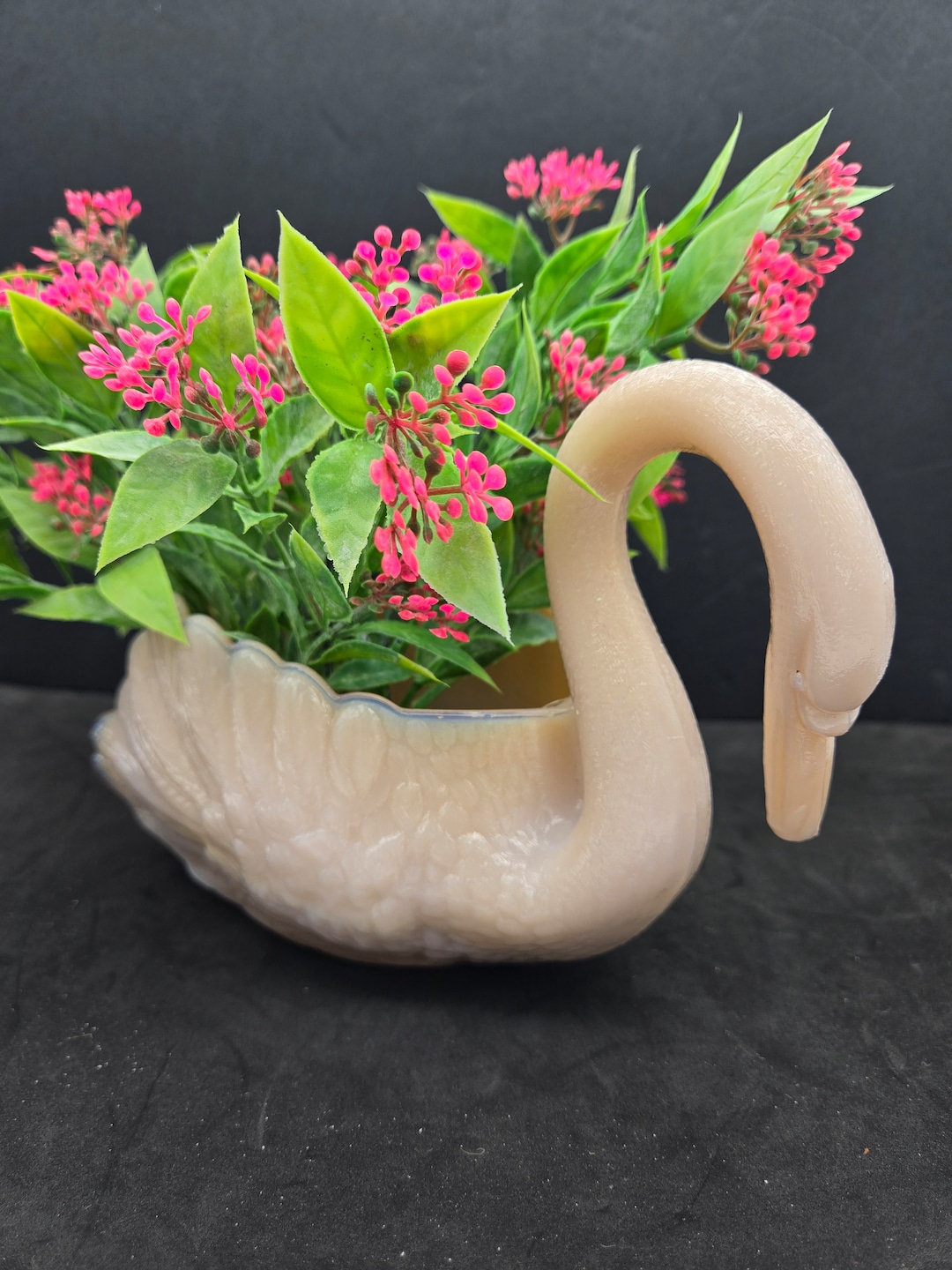 Pink Crown Tuscan Cambridge Swan, 1940's - Etsy