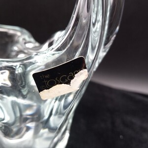 Toscany Collection Crystal Art Glass Basket/vase - Etsy