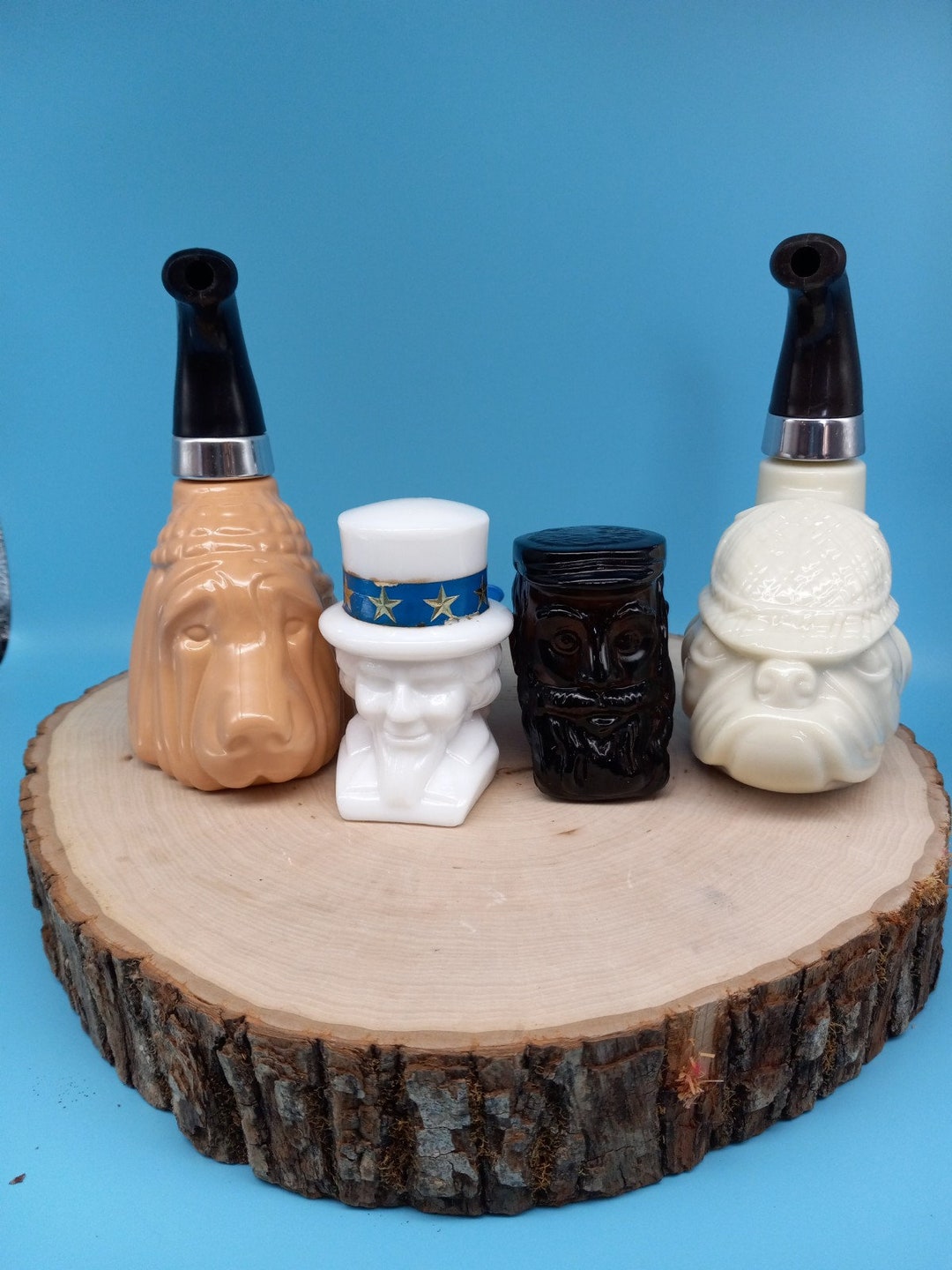 Set of 4 1970's Avon Pipe Bottles. 3 Are Full of Cologne. - Etsy