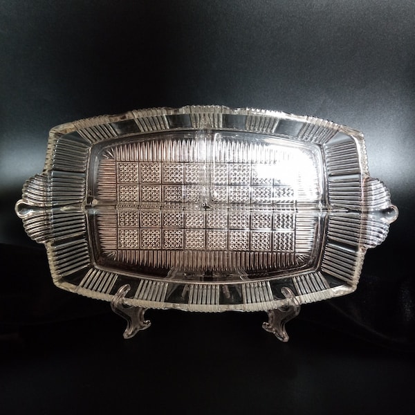 Crystal Serving Tray - Etsy