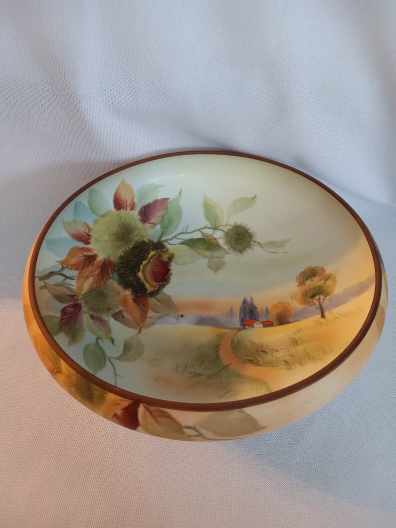 Antique Nippon Hand Painted Bowl - Etsy