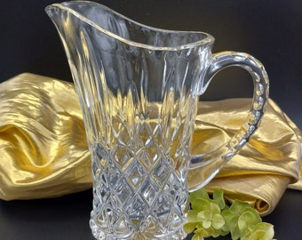 Lead Crystal Pitcher - Etsy