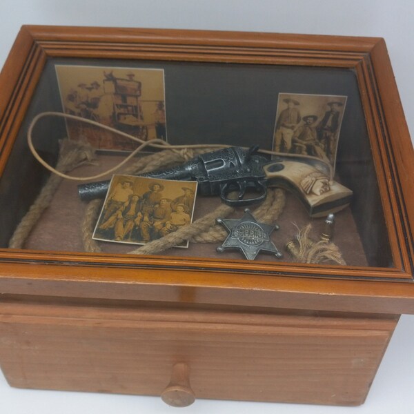 Western Themed Shadow Box - Etsy