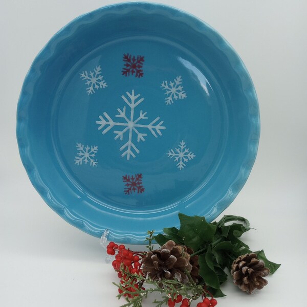 Snowflake Plate - Etsy