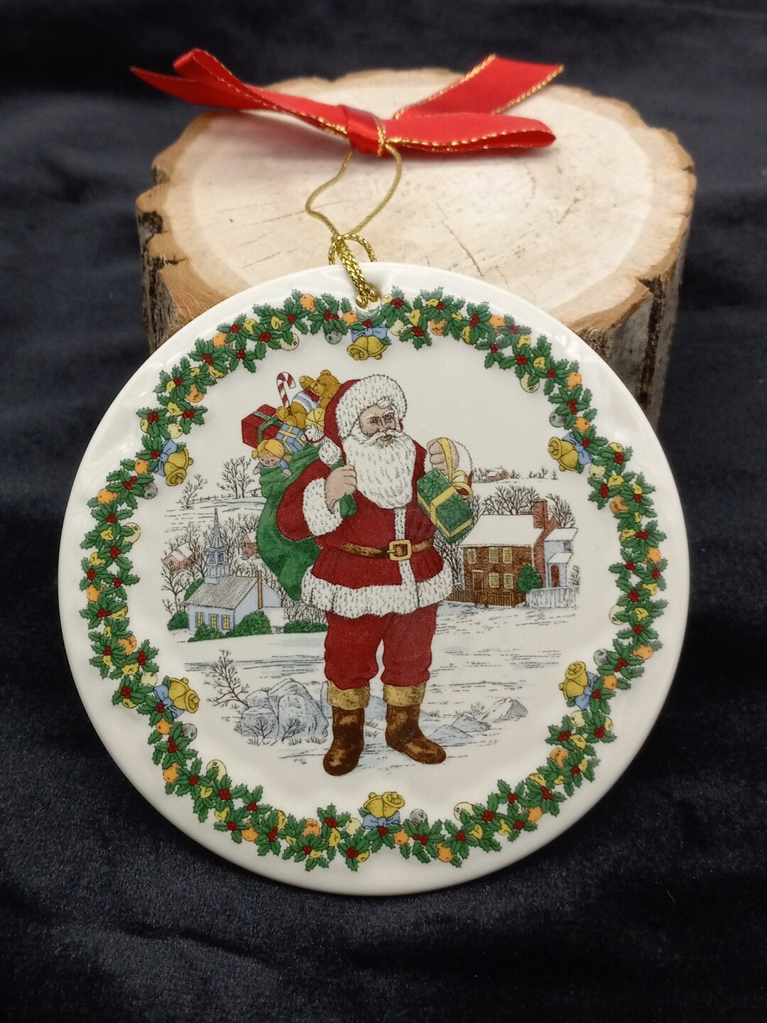 Spode Santa's Around the World. American Santa Claus 7th & Final in a ...