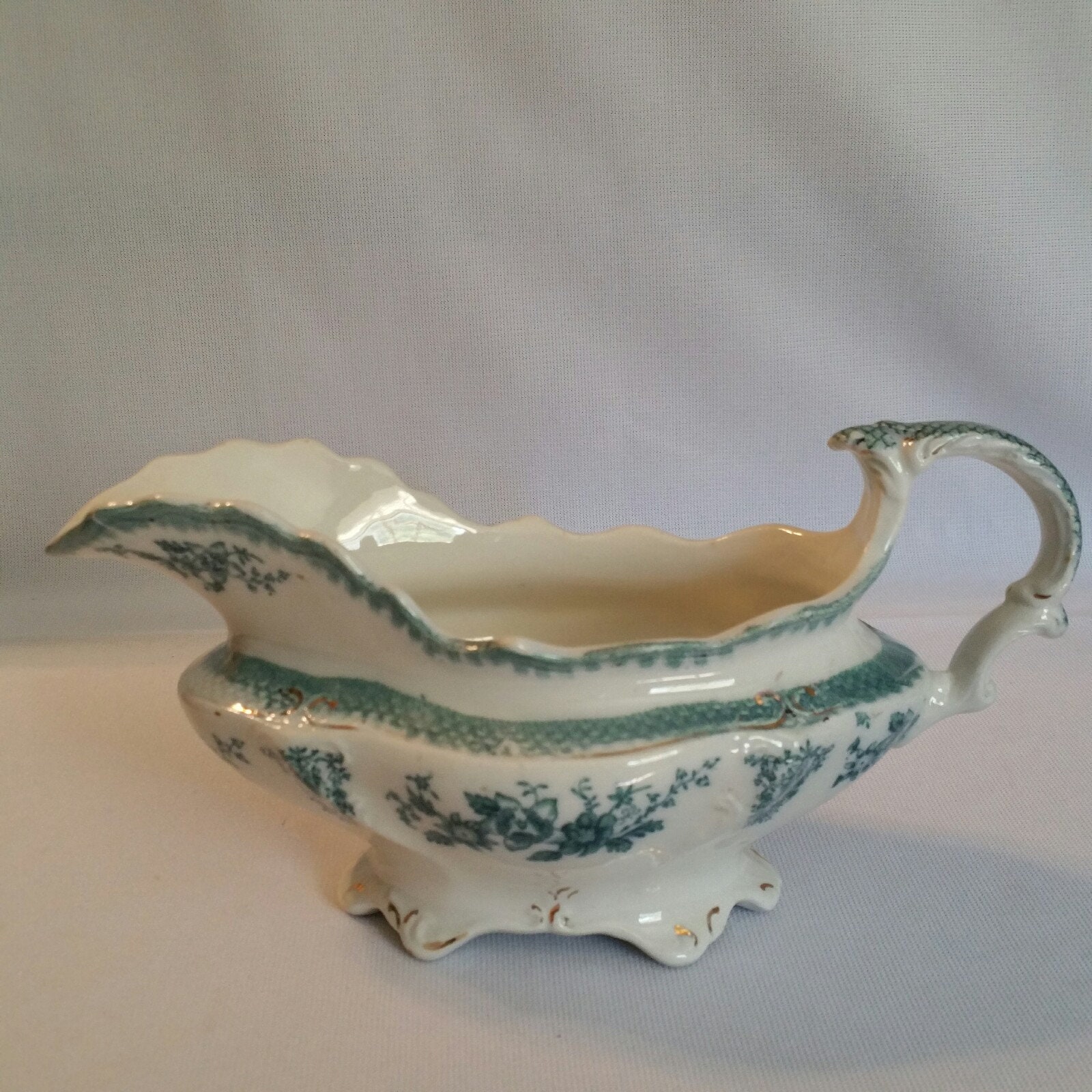 W.H. Grindley & Company England Brussels Pattern Gravy Bowl - Etsy