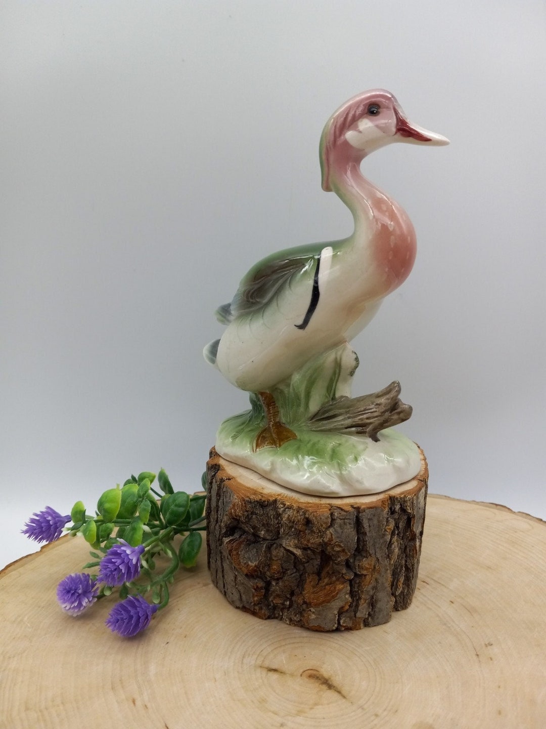 Porcelain Duck Figurine, #2586 Made in Japan, 1940s - Etsy