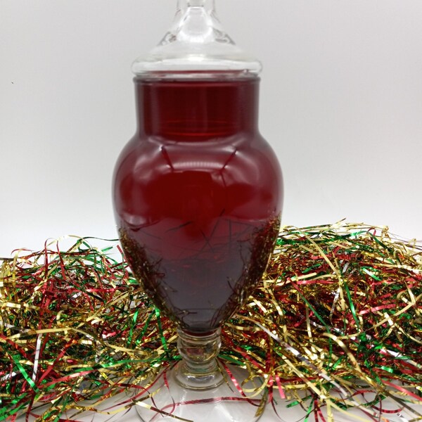 Red Glass Compote - Etsy