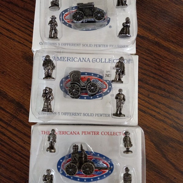 Pewter Figurines - Etsy