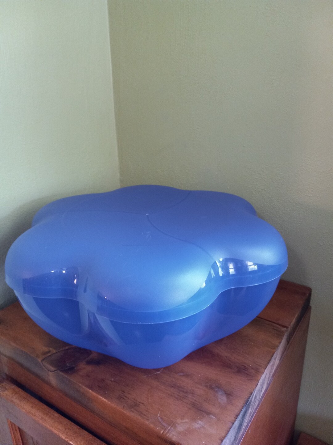 Tupperware Blue Bowl Set - Etsy