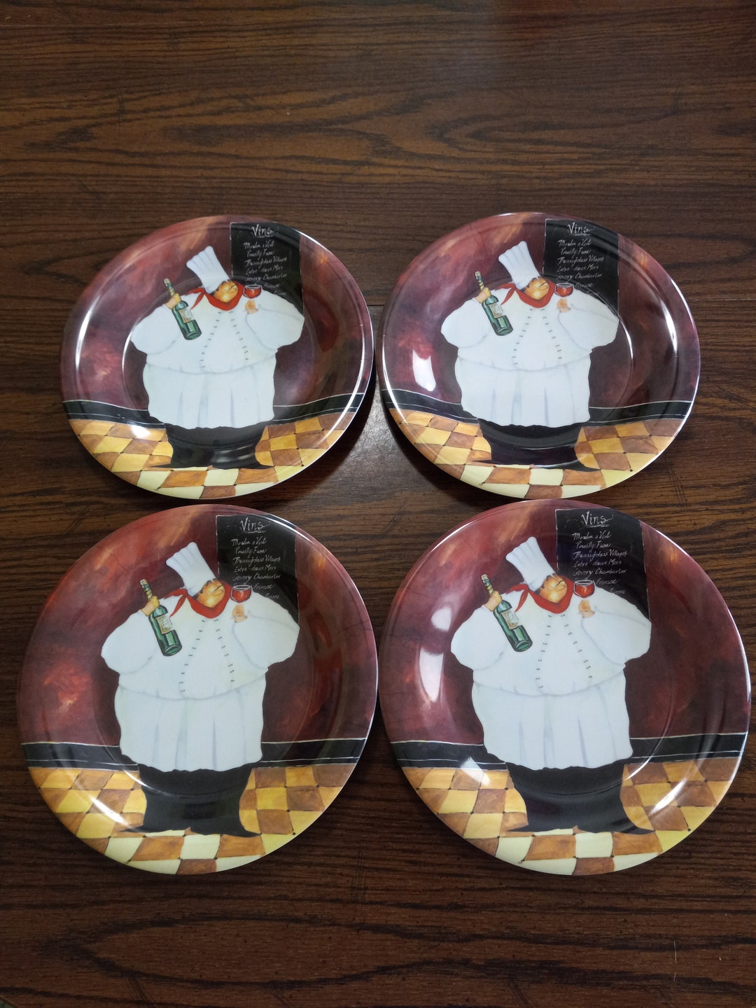 Sakura Evolution Fat Chef Salad Plates, Set of 4, 1990's - Etsy