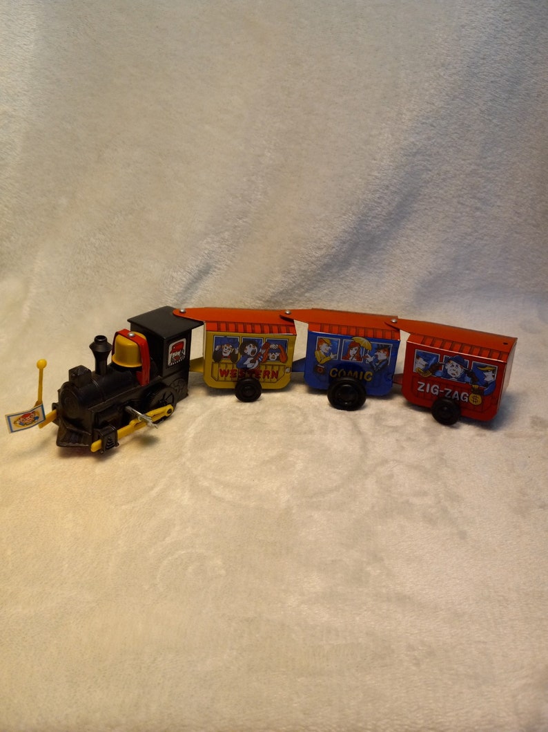 1970's Wind up Zig Zag Express Train - Etsy