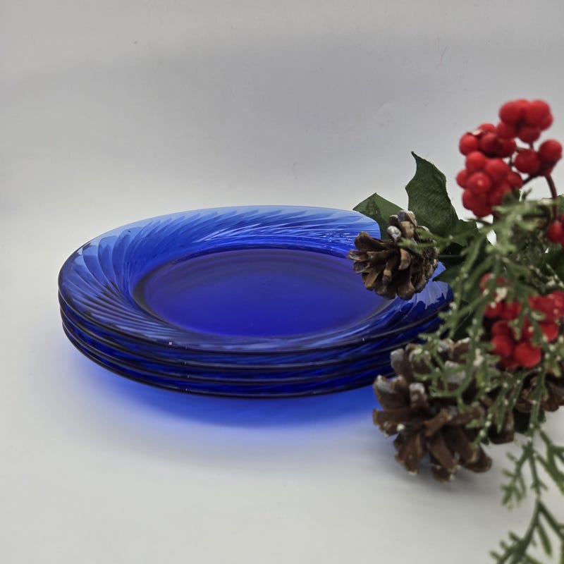Cobalt Blue Plate - Etsy