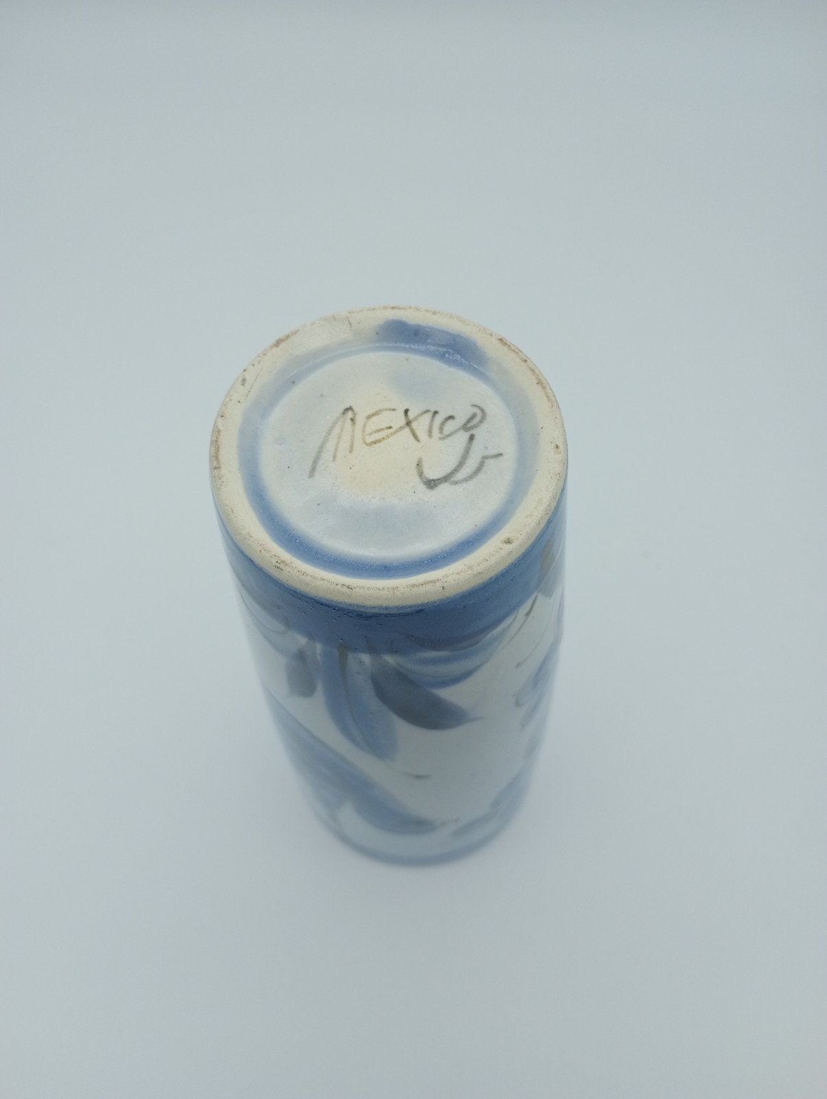 Blue Bird Pottery Vase - Etsy