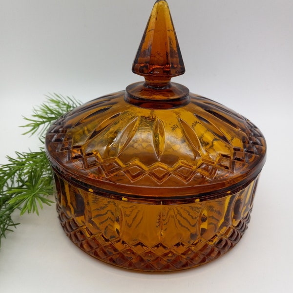 Amber Candy Dish - Etsy